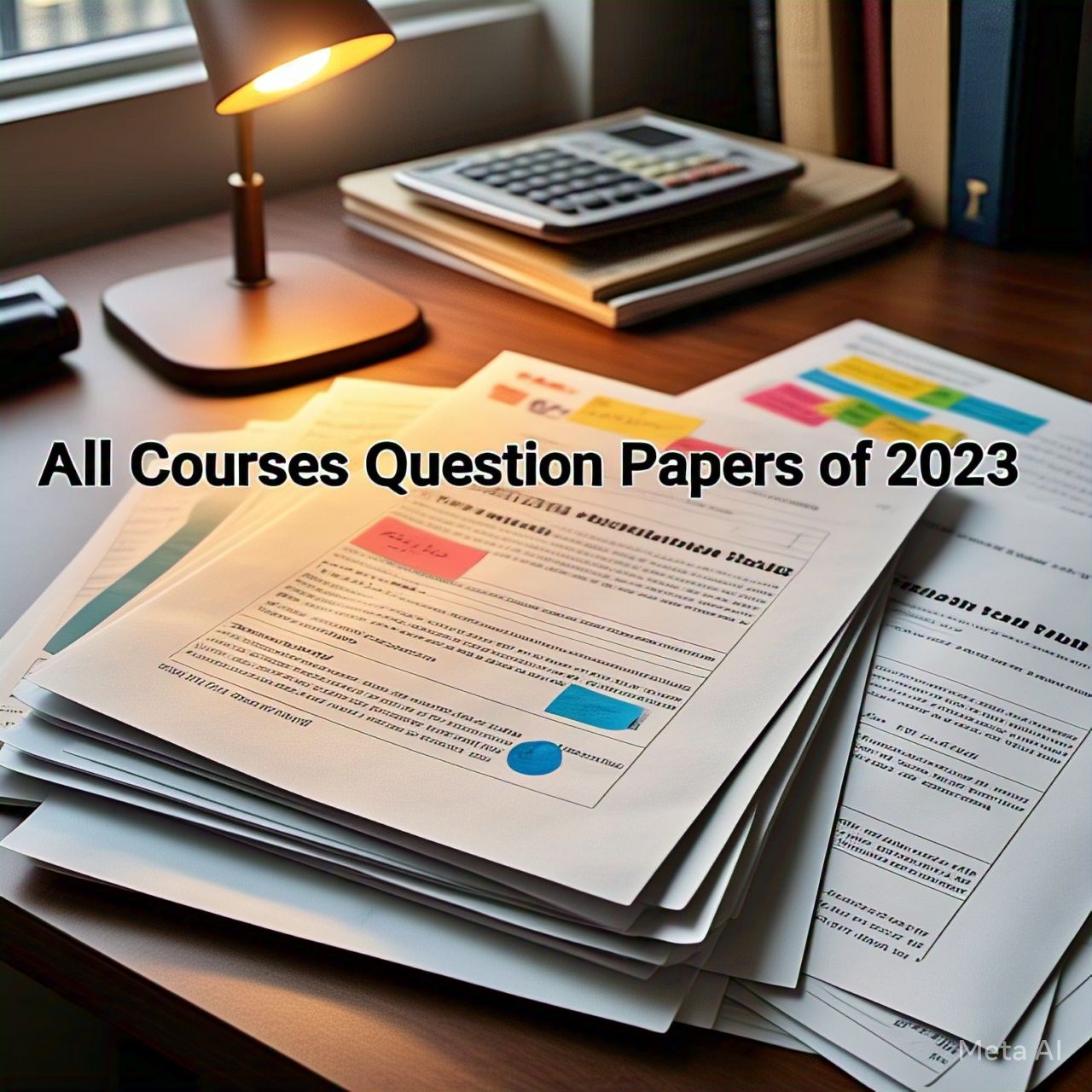 All Courses Question Papers of 2023